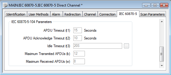 Iec 60870 5 Driver Guide Configure Iec 60870 5 104 Protocol Properties Configuring An Iec